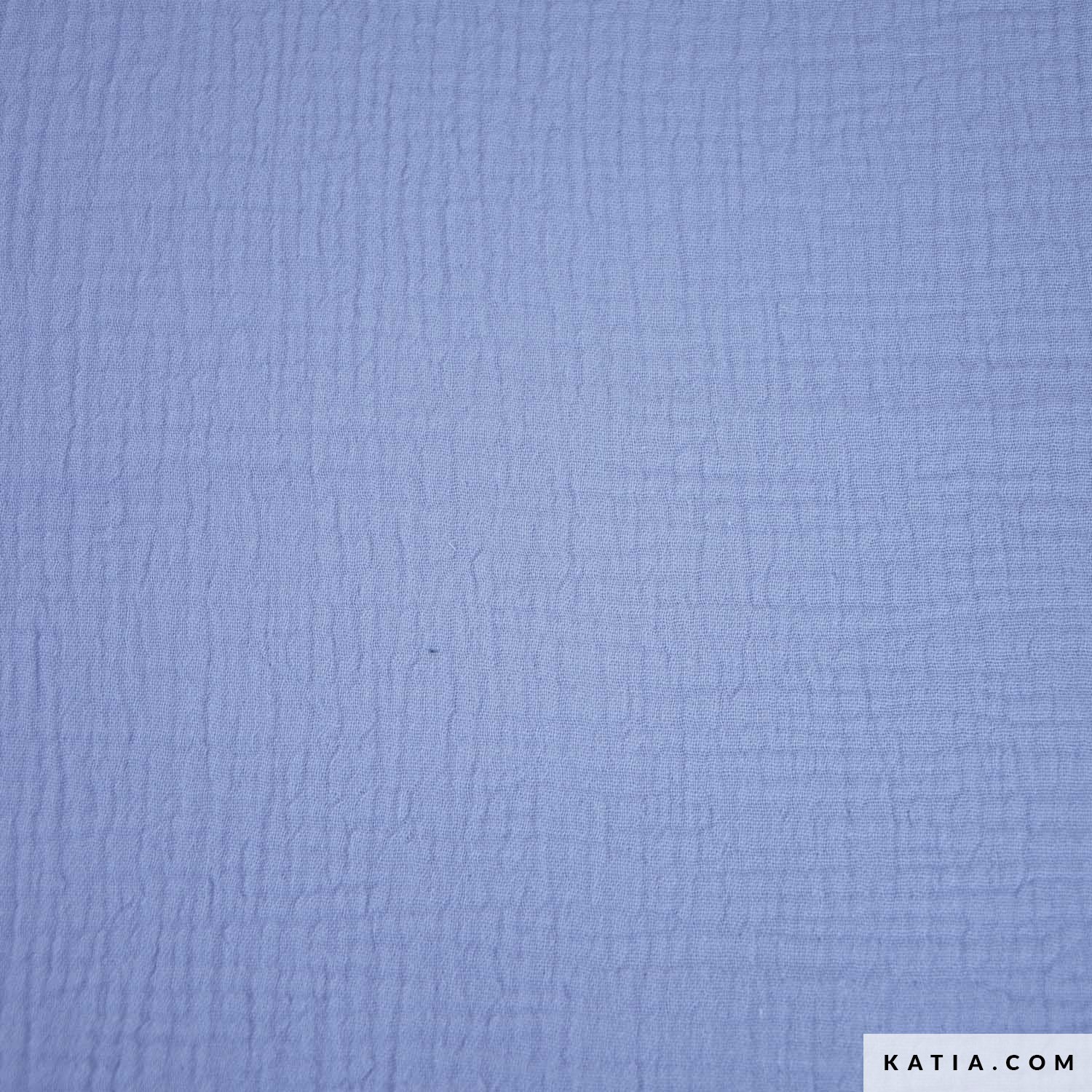 Tissu Mousseline Solid Lavender - | Katia.com