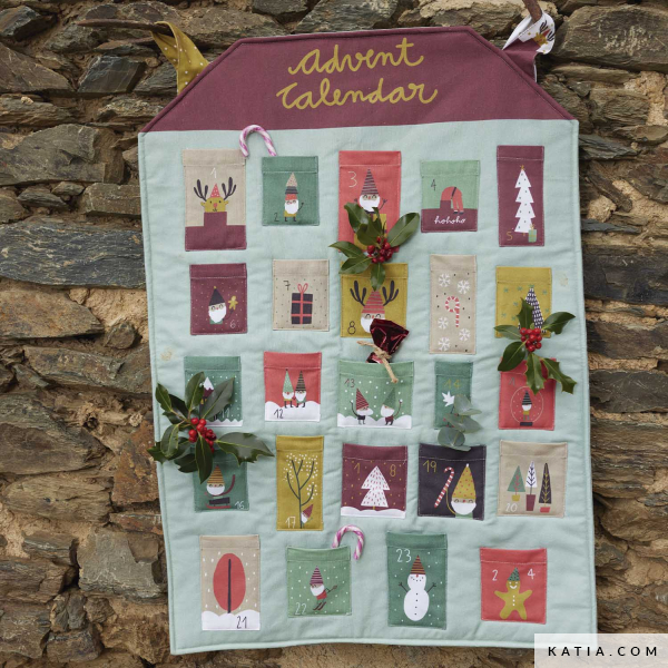 Pannello calendario dell'Avvento Gnomes Xmas - Autunno / Inverno ...