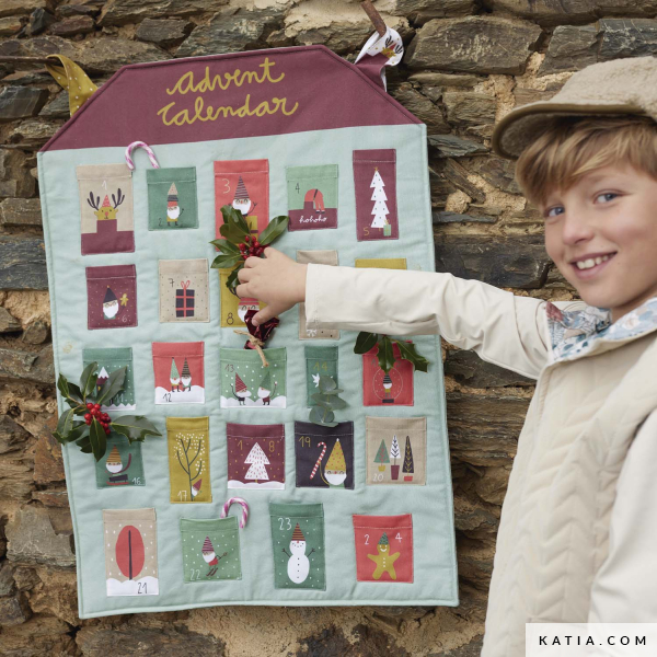 Pannello calendario dell'Avvento Gnomes Xmas - Autunno / Inverno ...