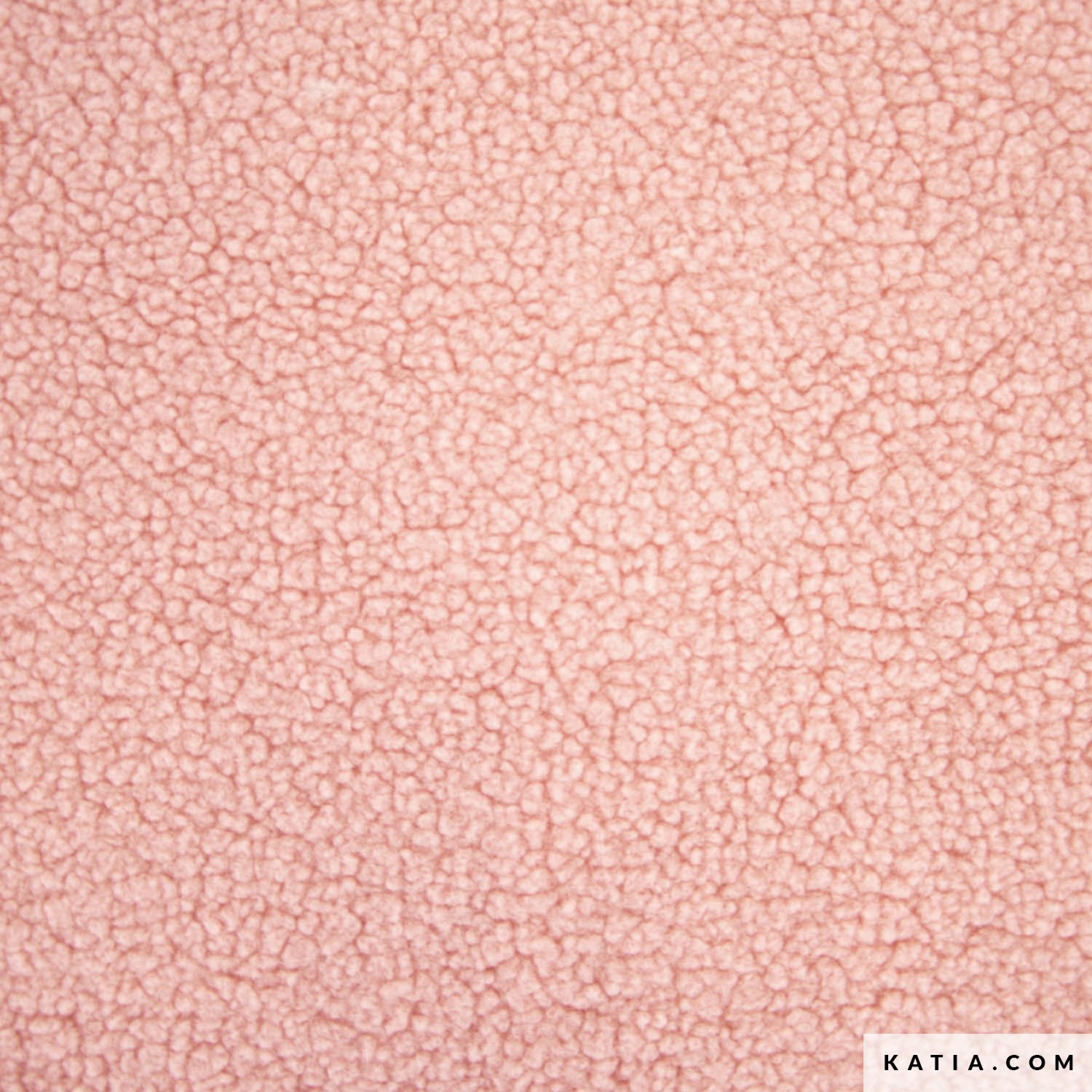 Tissu en fausse peau de mouton rose - Automne / Hiver | Katia.com