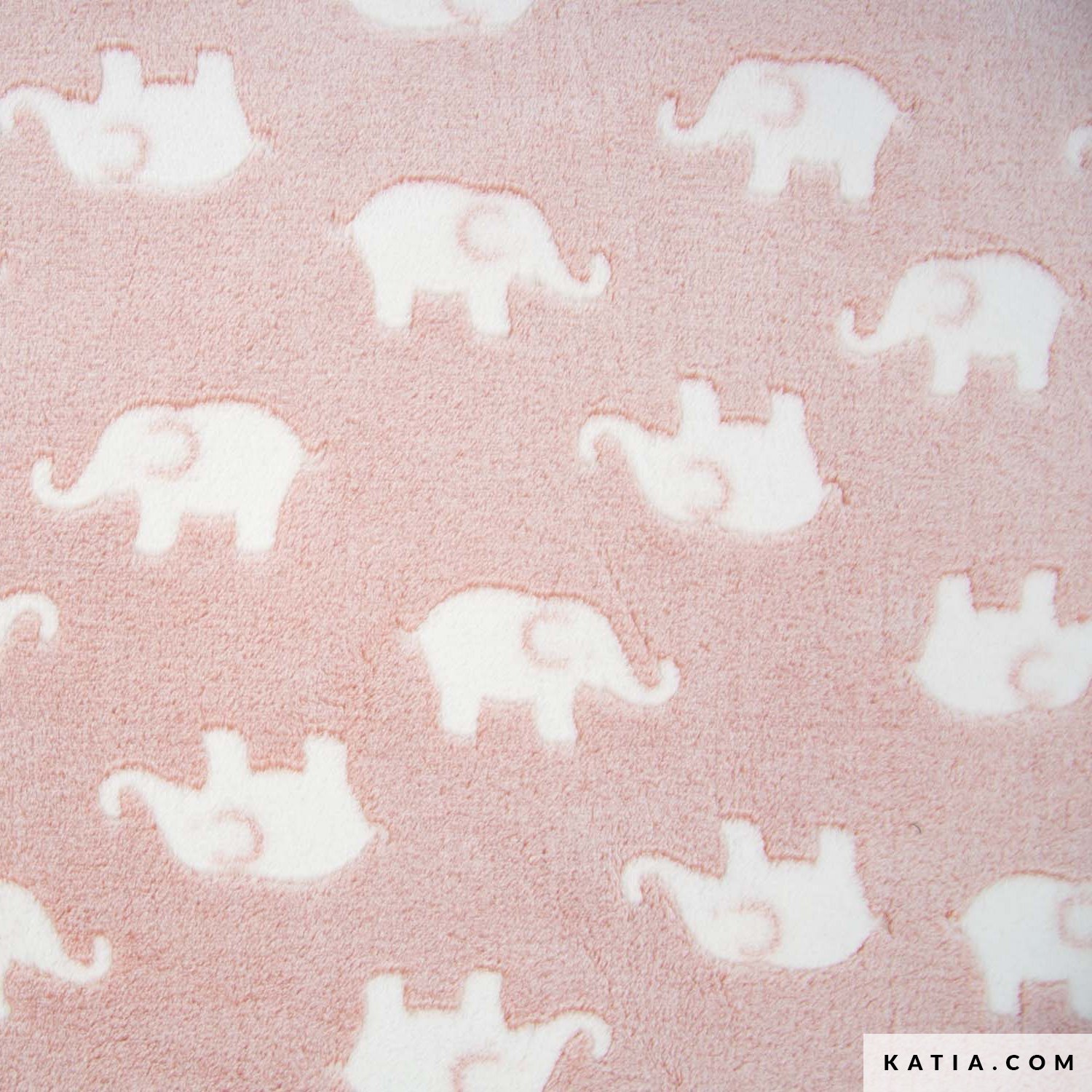 Elephants Print Coraline fabric - Autumn / Winter | Katia.com
