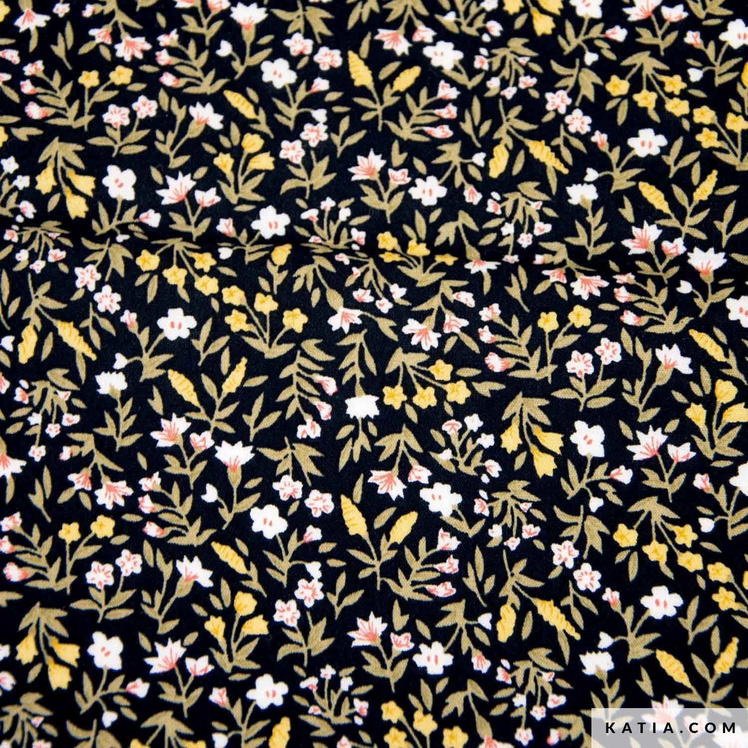 Floral viscose fabric - Autumn / Winter | Katia.com