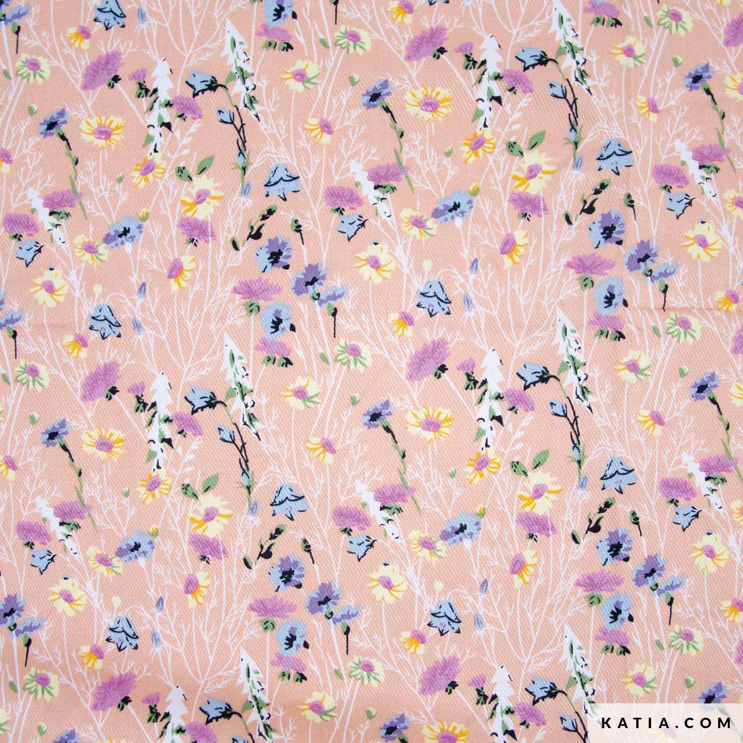 Pastry Winter Twill Print Viscose fabric - Autumn / Winter | Katia.com