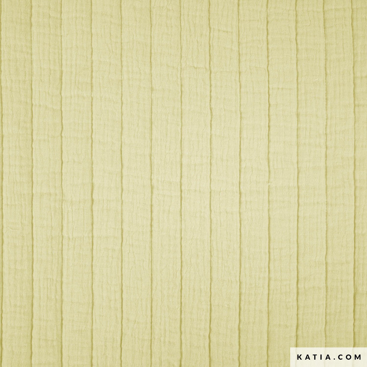 Pale yellow muslin padded fabric pastel - Autumn / Winter | Katia.com
