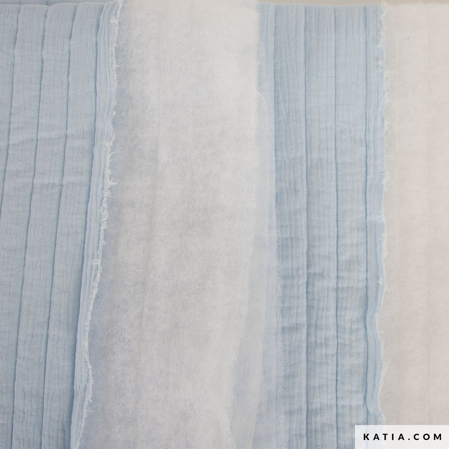 Sea green muslin padded fabric - Autumn / Winter | Katia.com