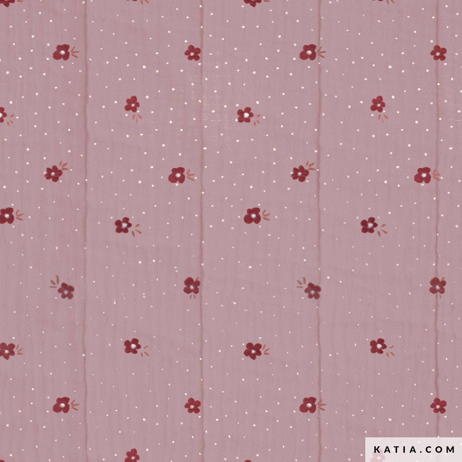 Padded SOS Earth Flowers padded muslin fabric - Autumn / Winter | Katia.com