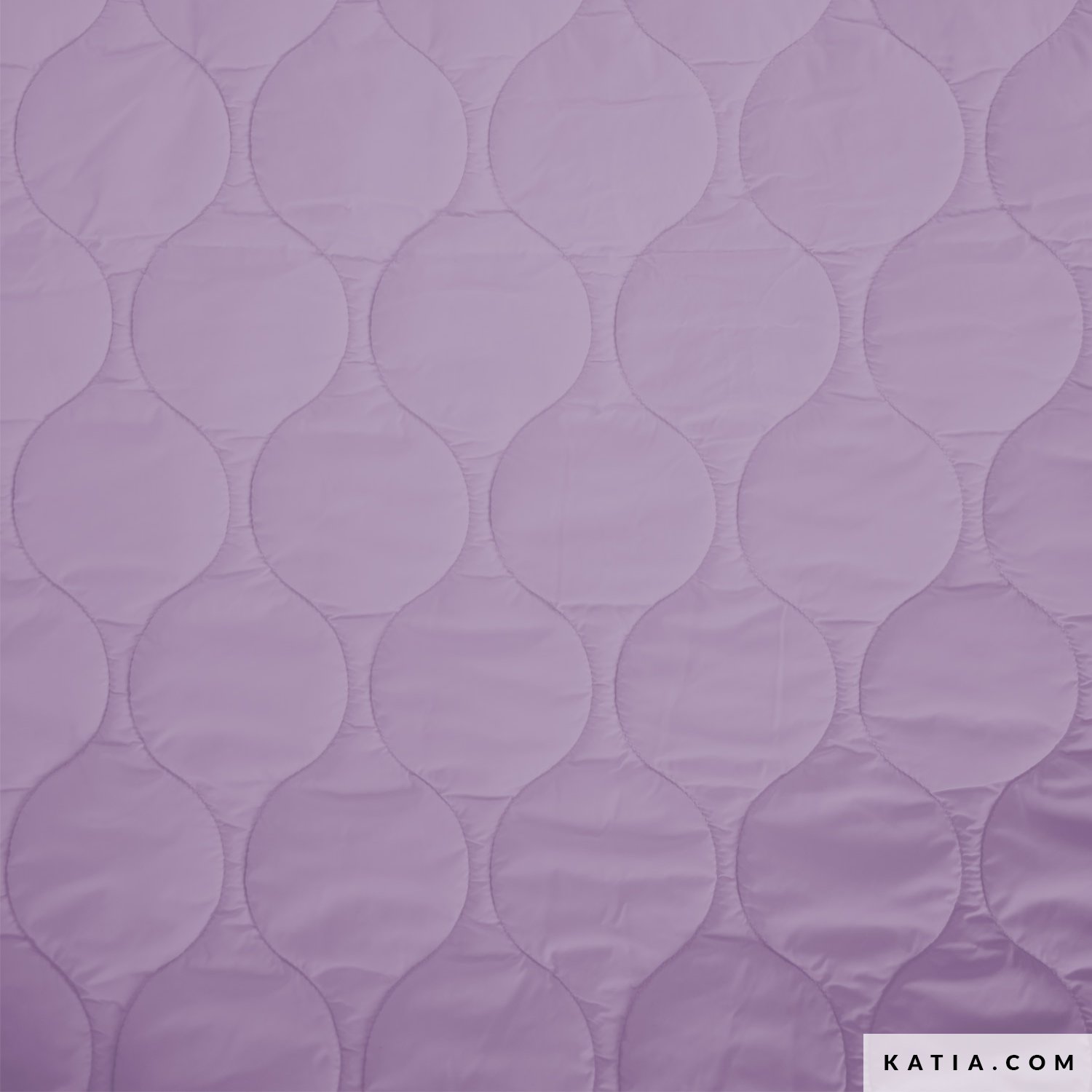 Lilac padded nylon fabric - Autumn / Winter | Katia.com