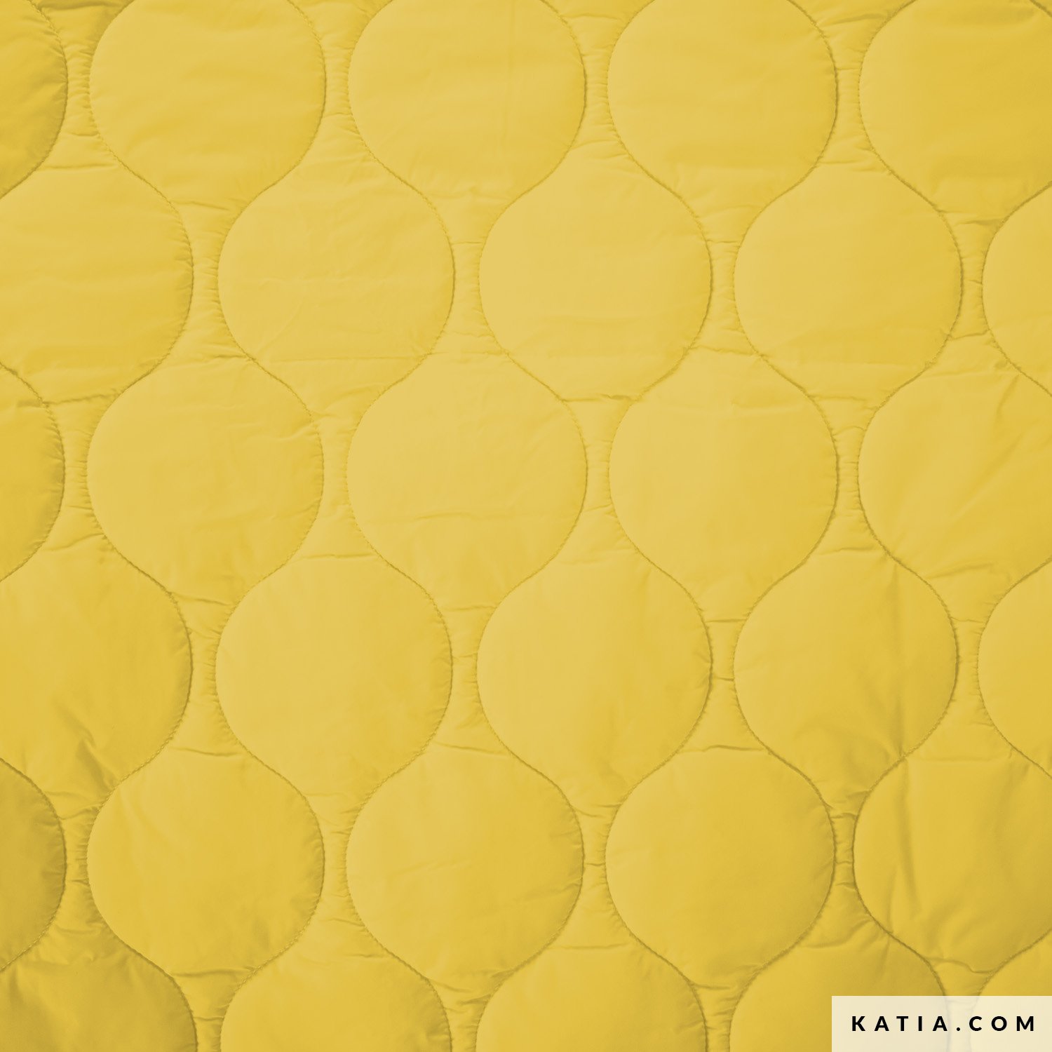 Tela acolchada de Nylon en color amarillo - Otoño / Invierno | Katia.com