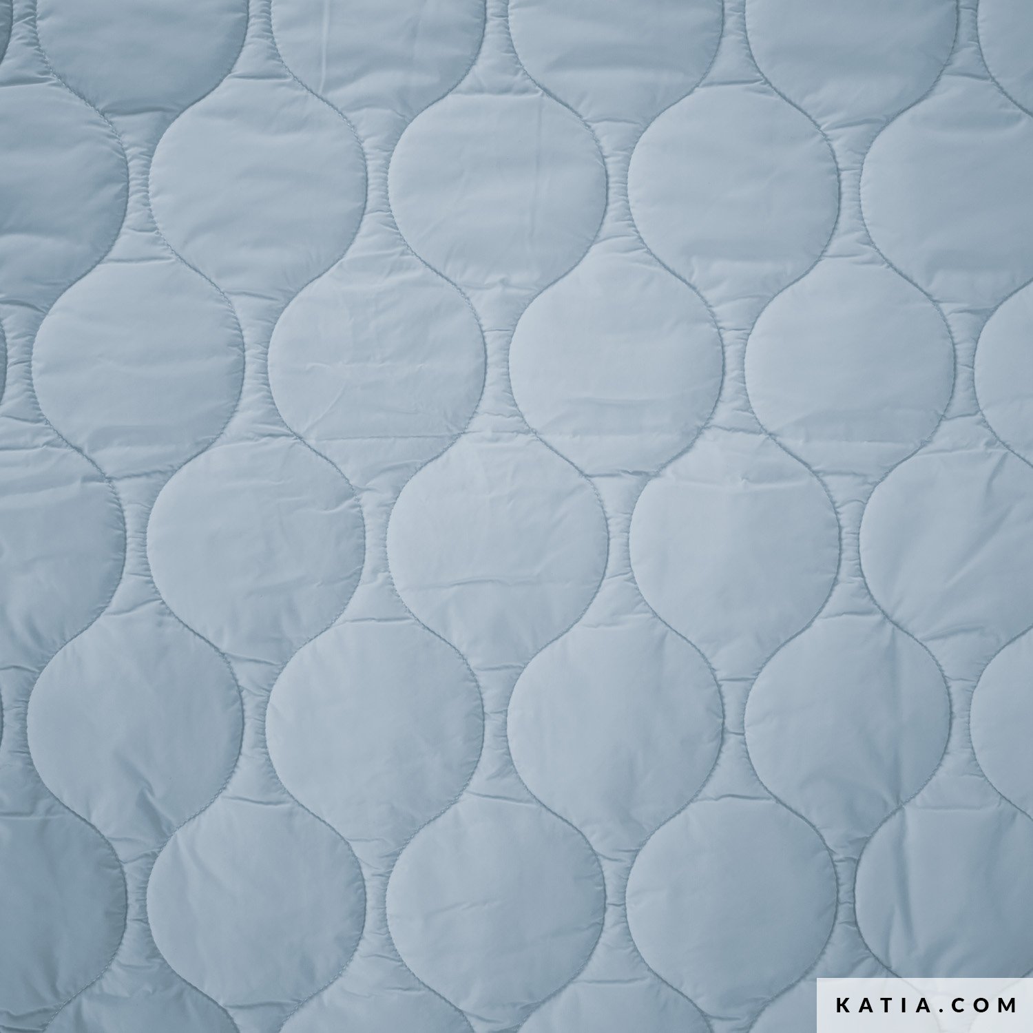Tissu matelassé en Nylon bleu - Automne / Hiver | Katia.com