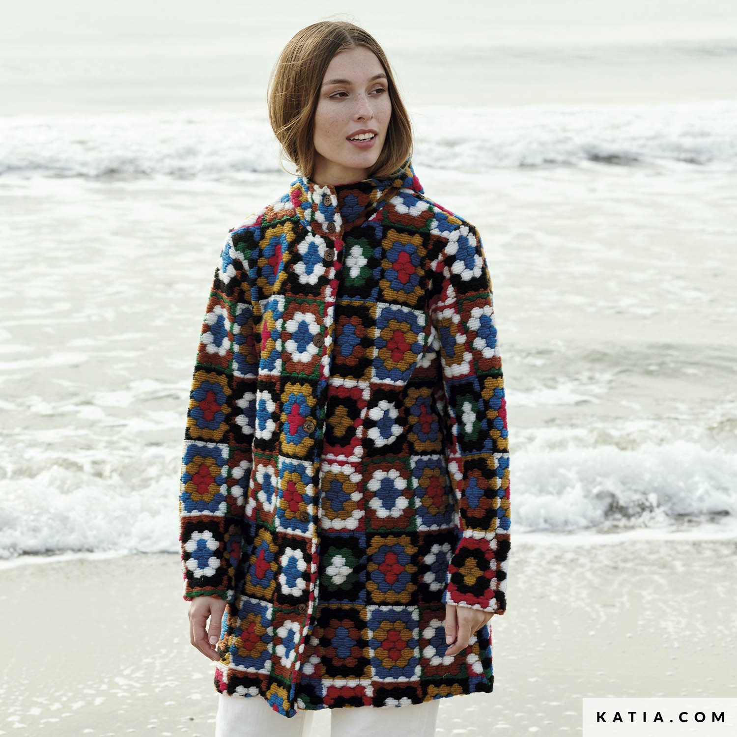 Life Colours Granny Square Fabric - Autumn / Winter | Katia.com