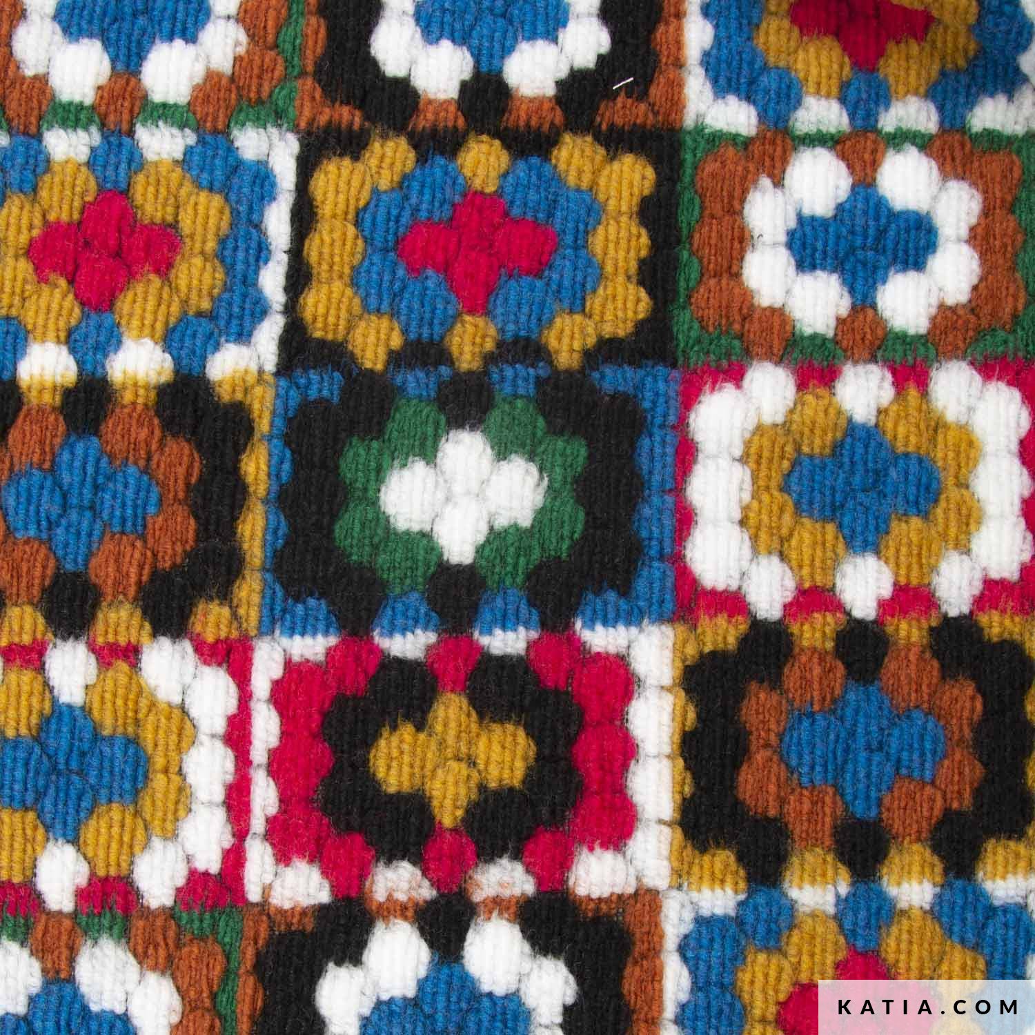 Life Colours Granny Square Fabric - Autumn / Winter | Katia.com