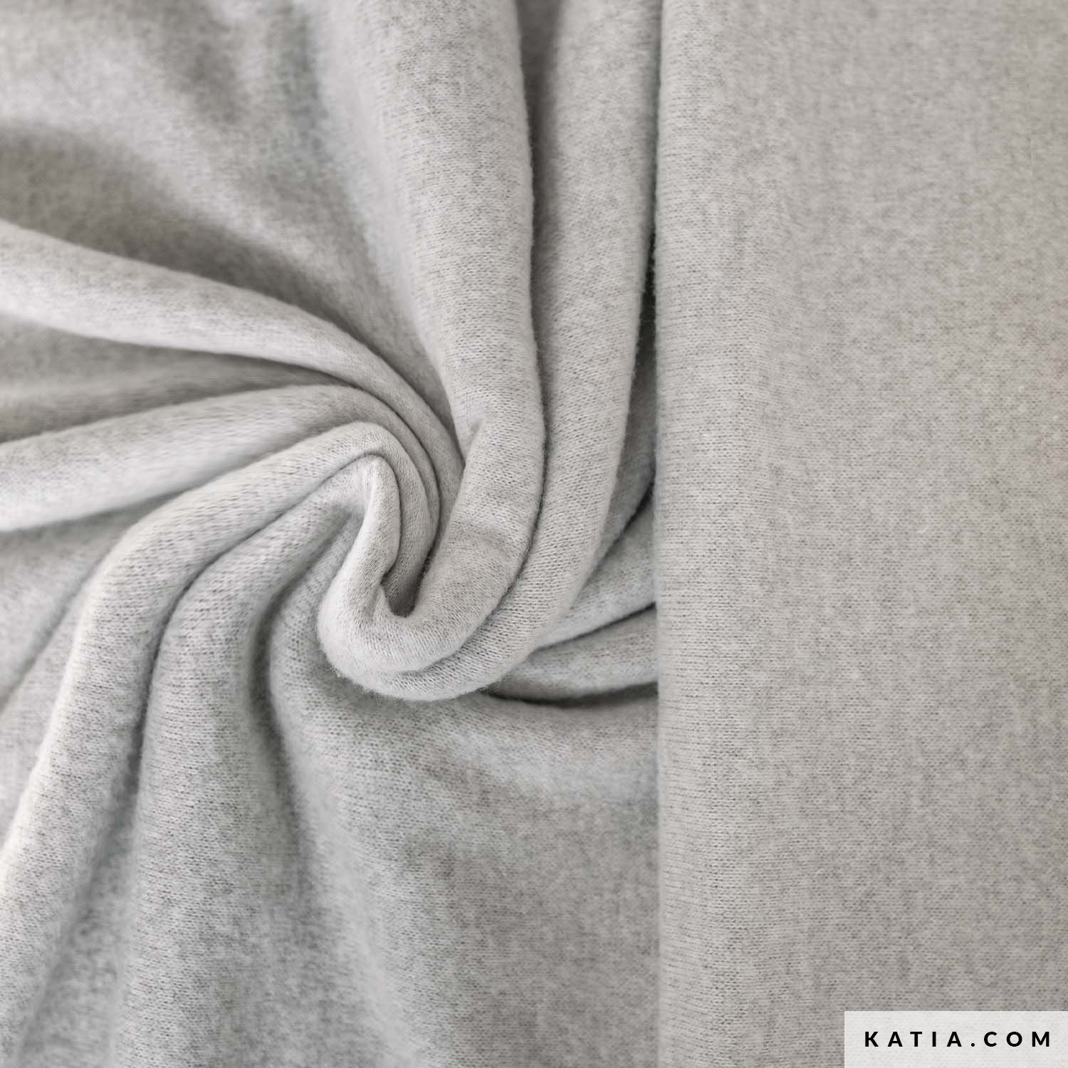 Recycled Brushed Jersey Pearl Grey - Autumn / Winter | Katia.com