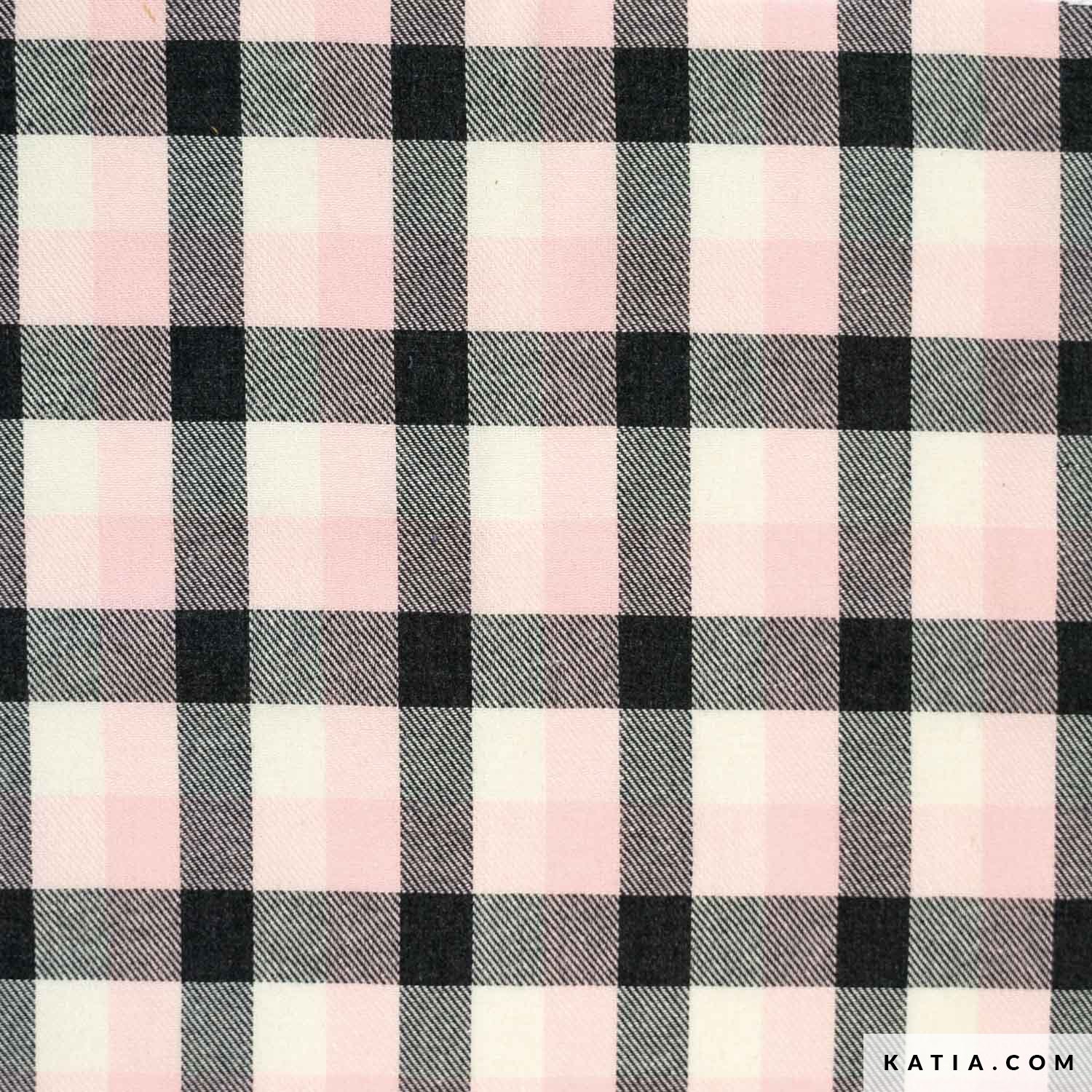 Recycled Tri-colour Checked Vichy Fabric in Candy Cloud - Autumn ...