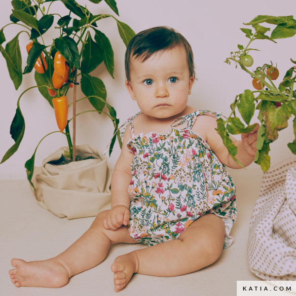 Lekki popelinowy materiał bawełniany British Garden - Wiosna / Lato | Katia.com