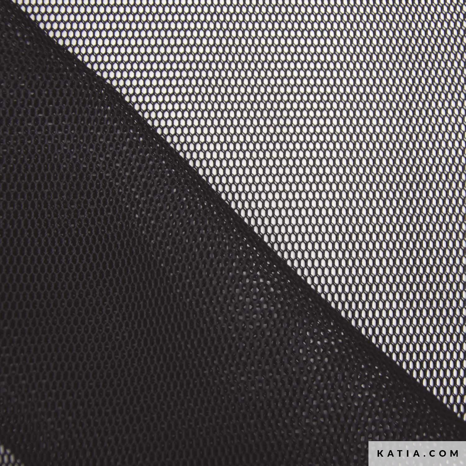 Black 3D Mesh fabric - Spring / Summer | Katia.com