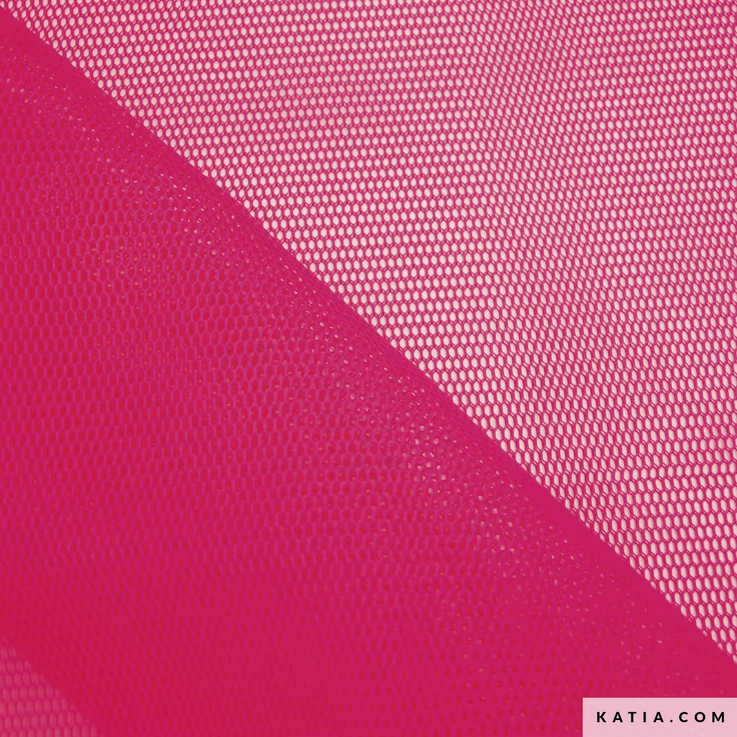 Tela de malla 3D Mesh Fluor Orange - Primavera / Verano | Katia.com