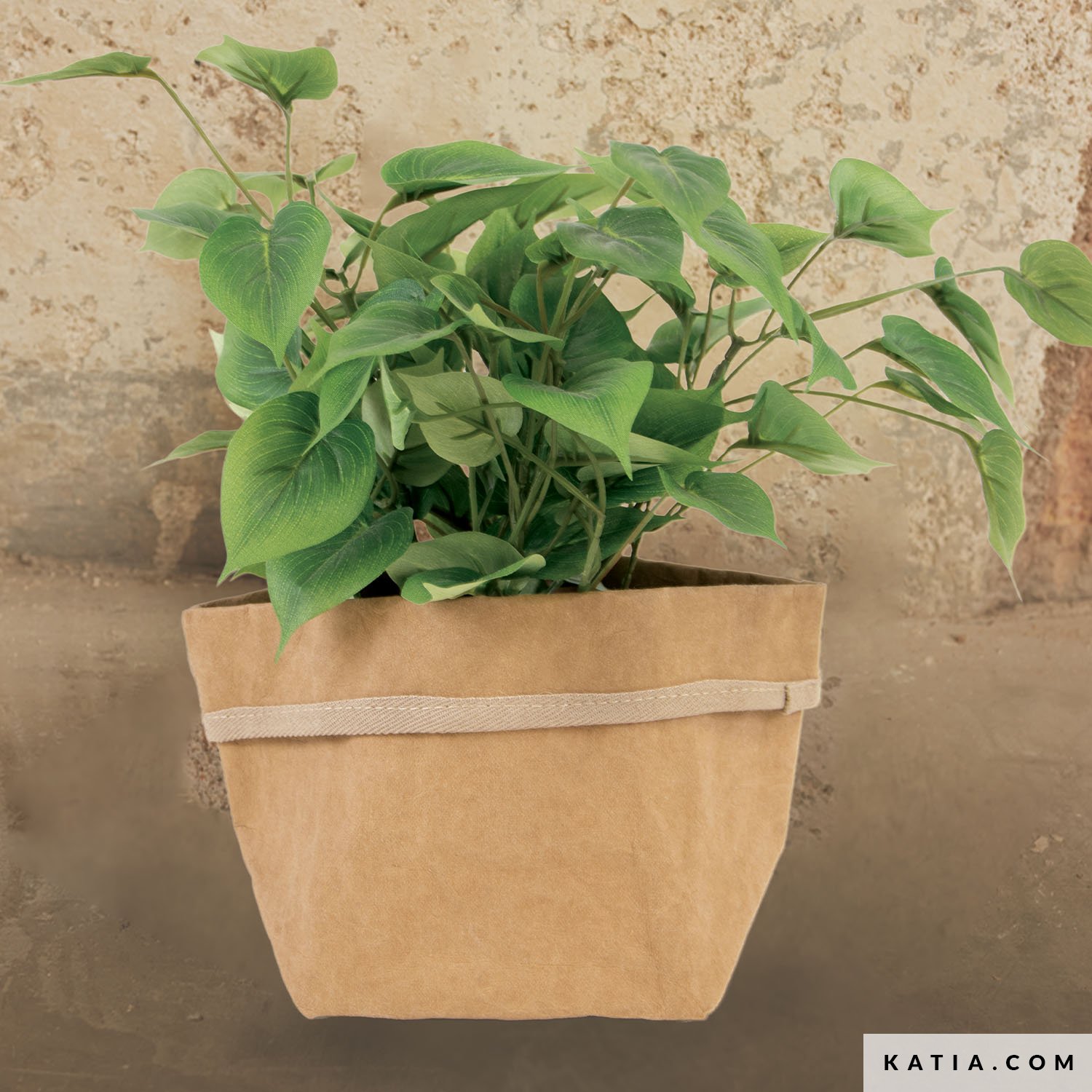 Gray paper-colored washable craft paper fabric - | Katia.com