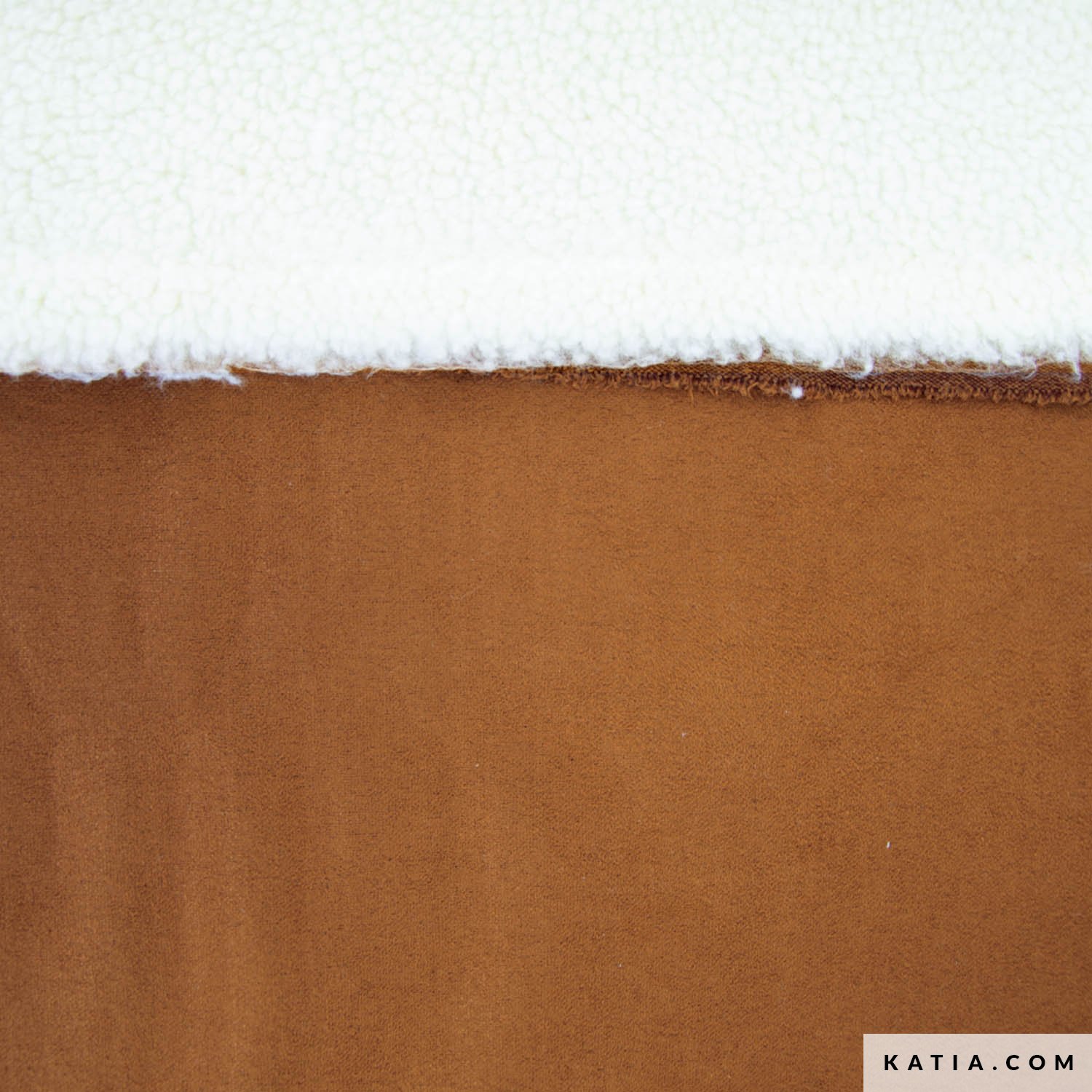 Cream double-sided imitation suede with sheepskin - Autumn / Winter ...