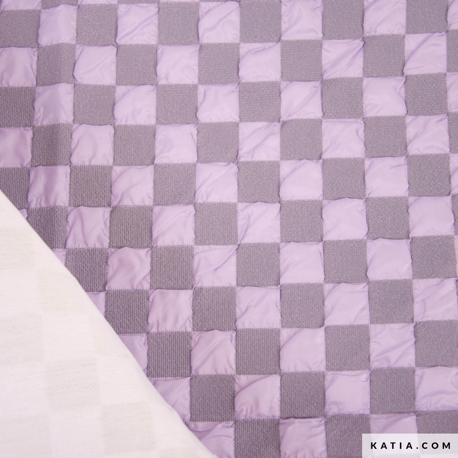 Black Bubble Chess Board Fabric - | Katia.com