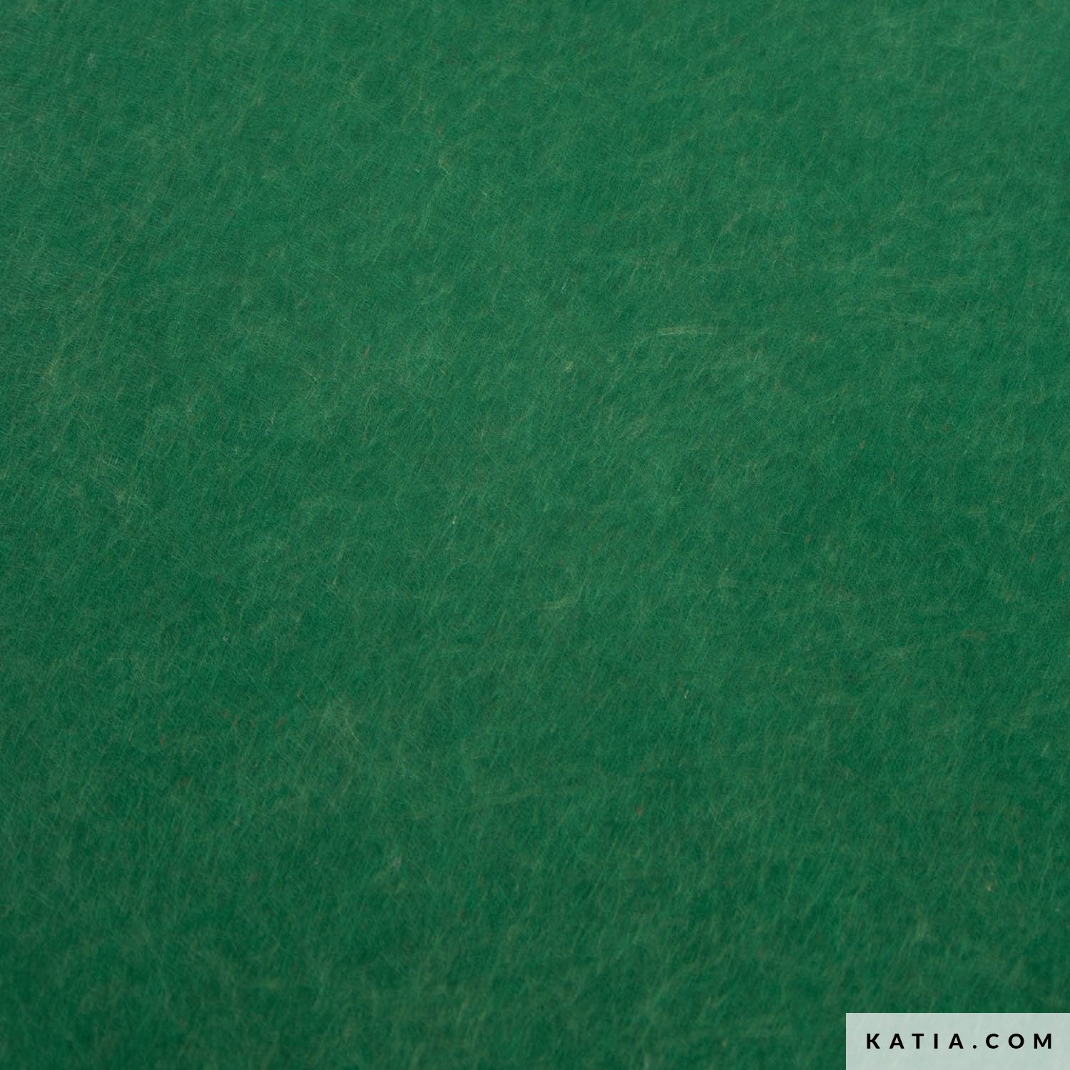 Feutrine verte 100 % recyclée au mètre - | Katia.com