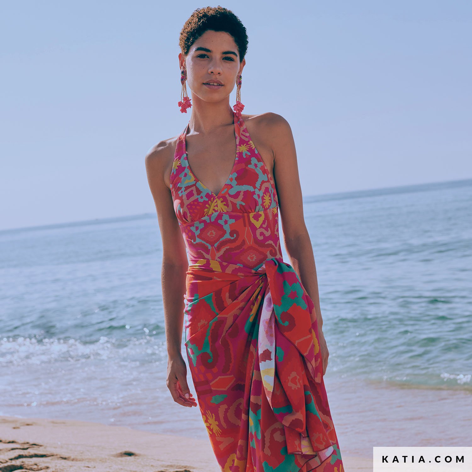 Maya Print Swim Fabric - Spring / Summer | Katia.com