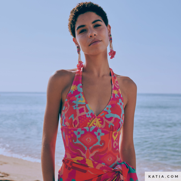 Maya Print Swim Fabric - Spring / Summer | Katia.com