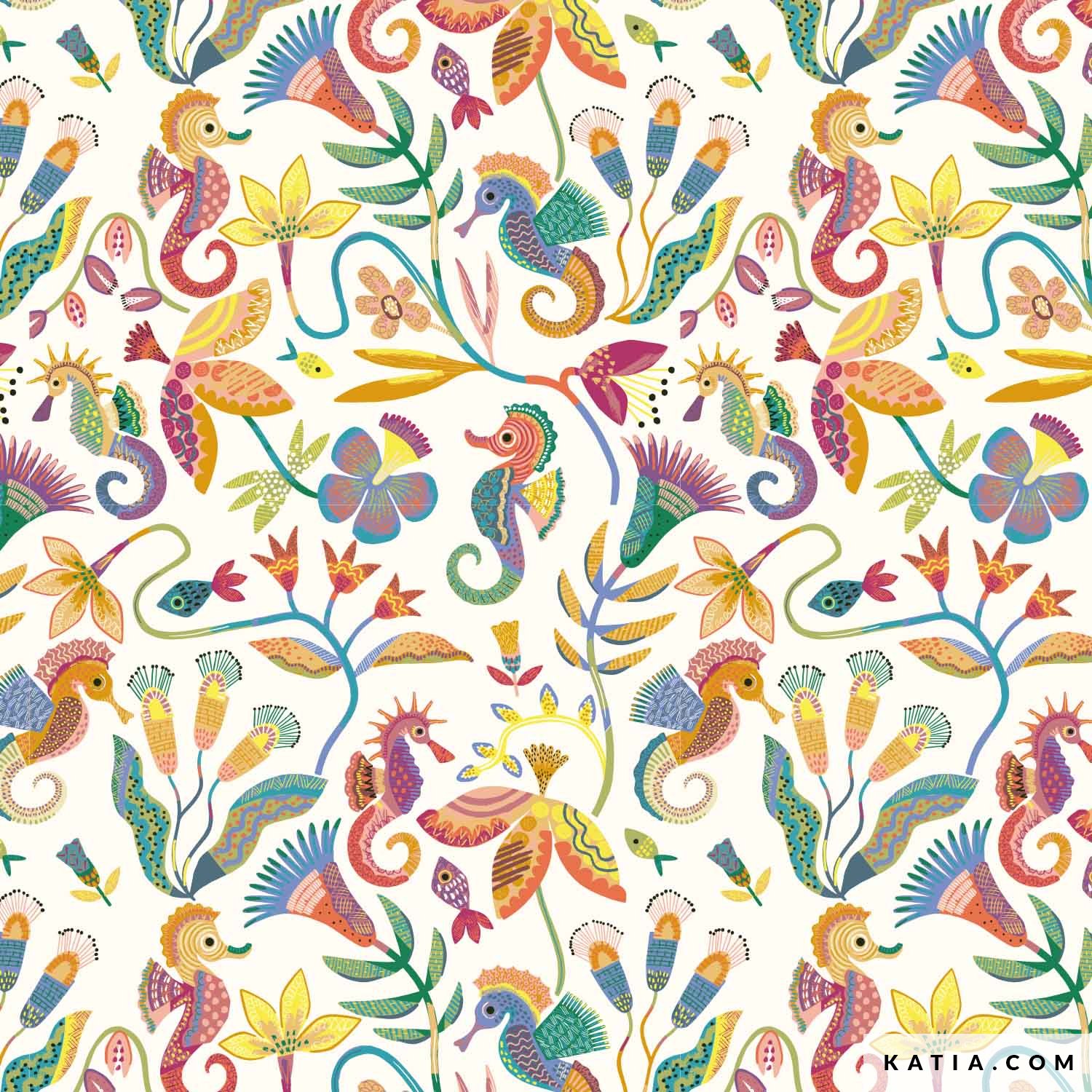 Tissu pour maillot de bain à motif Mexico Seaworld - Printemps / Été ...
