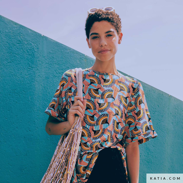 Africa Palm Viscose Jersey Fabric - Spring / Summer | Katia.com