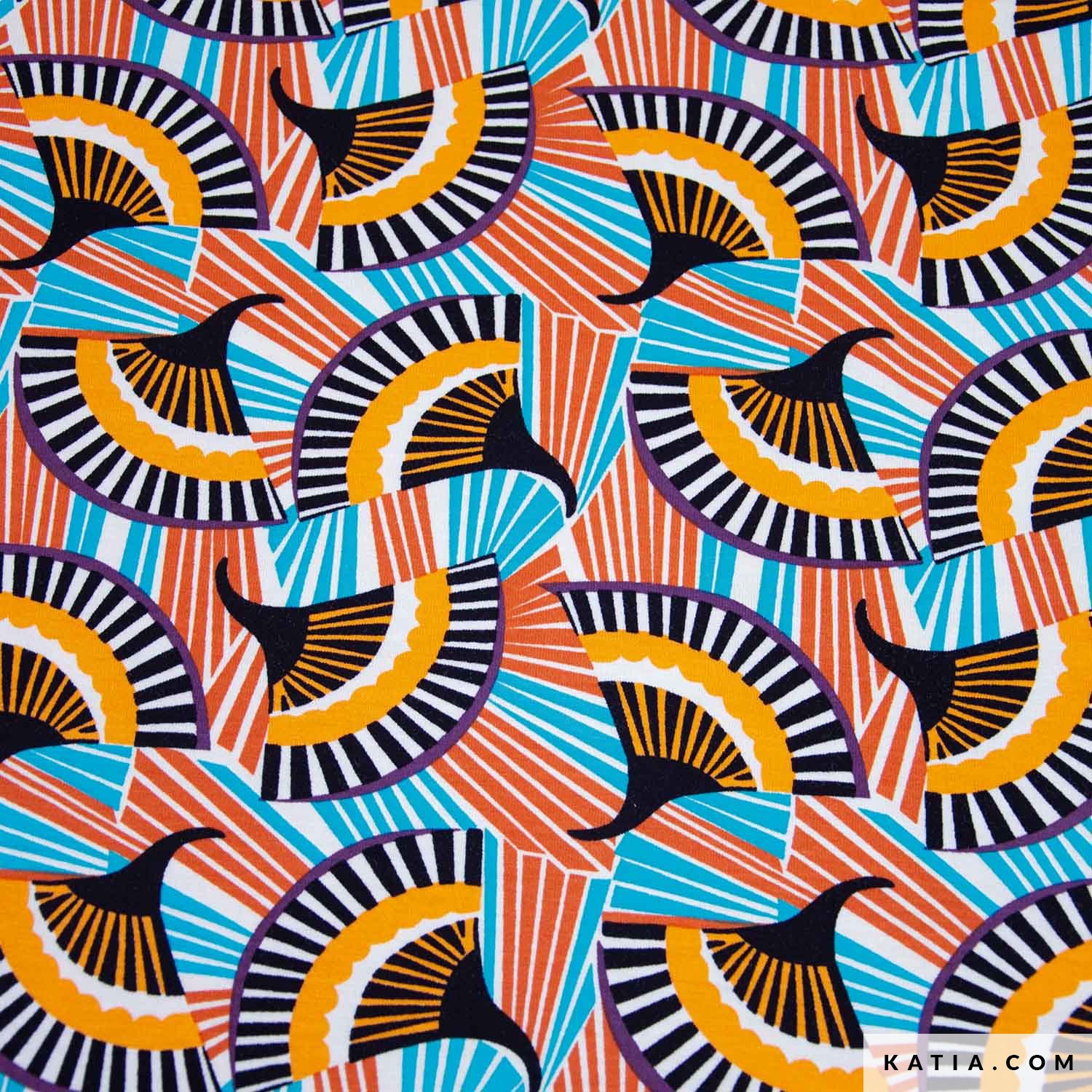 Africa Palm Viscose Jersey Fabric - Spring / Summer | Katia.com