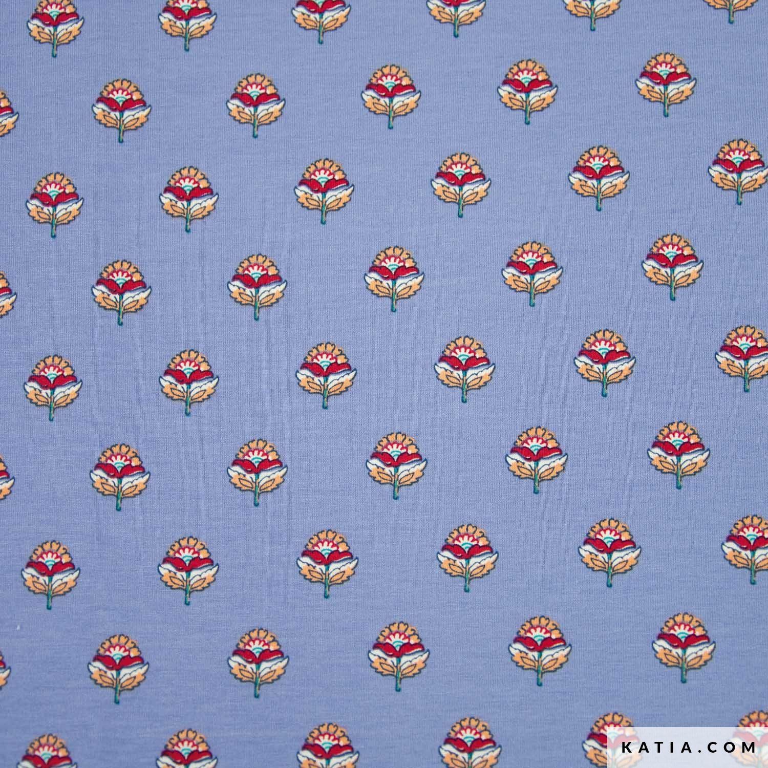 Bali Battikh Viscose Jersey Fabric - Spring / Summer | Katia.com