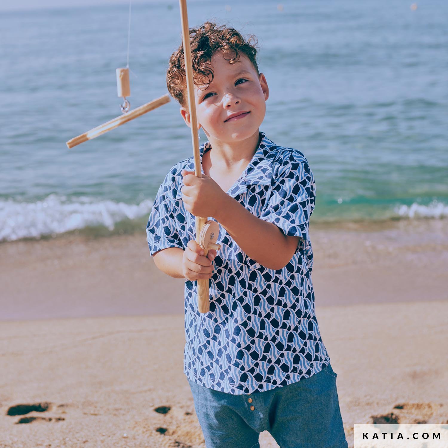 Africa Seaworld Cotton Piqué Fabric - Spring / Summer | Katia.com