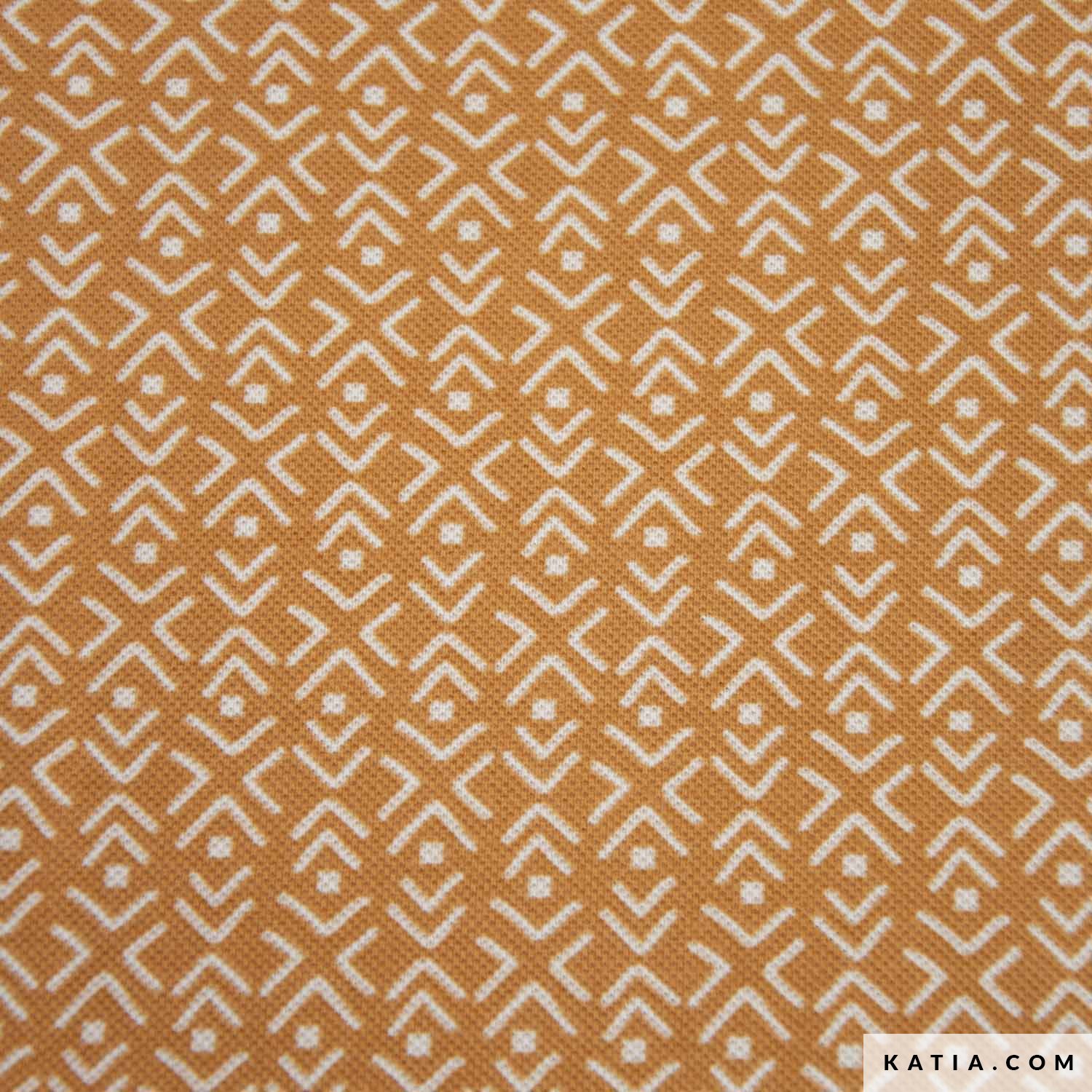 Geo Africa Cotton Piqué Fabric - Spring / Summer | Katia.com