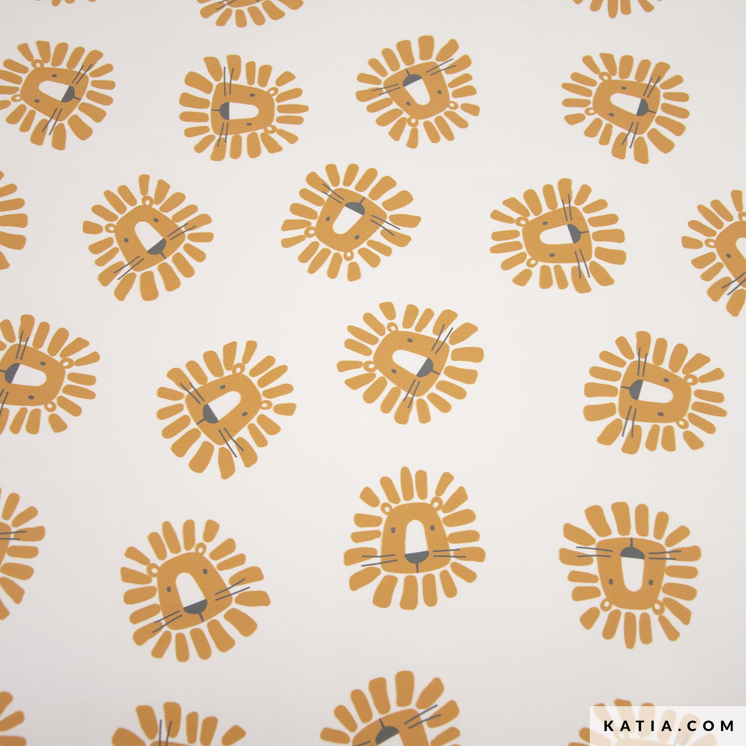 Lion King Print Raincoat PU Waterproof Fabric - Spring / Summer | Katia.com
