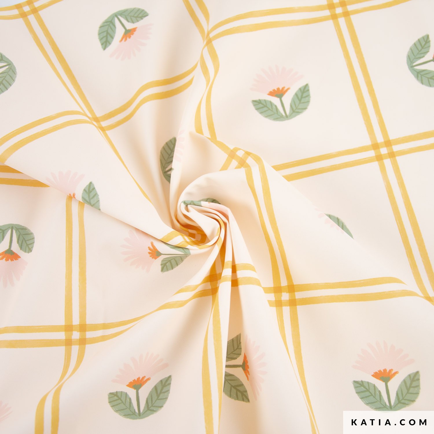 Tuscan Rain Print Raincoat PU Waterproof Fabric - Spring / Summer ...