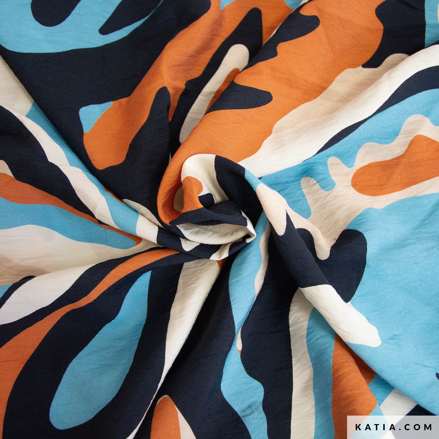 Africa Print Rayon Voile Fabric - Spring / Summer | Katia.com