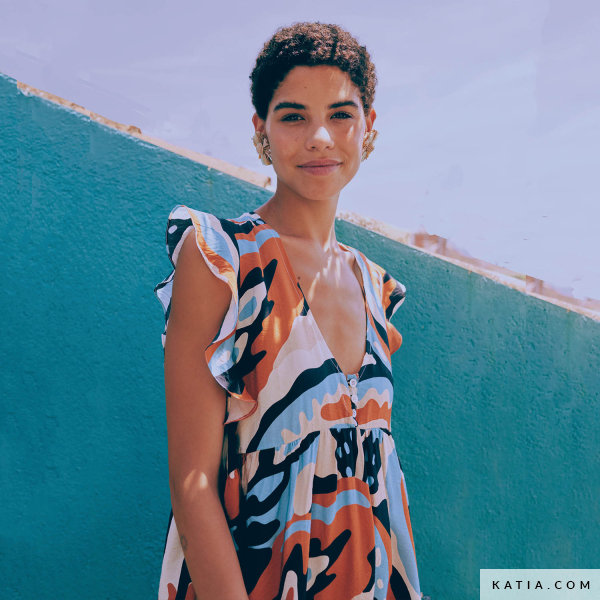 Africa Print Rayon Voile Fabric - Spring / Summer | Katia.com