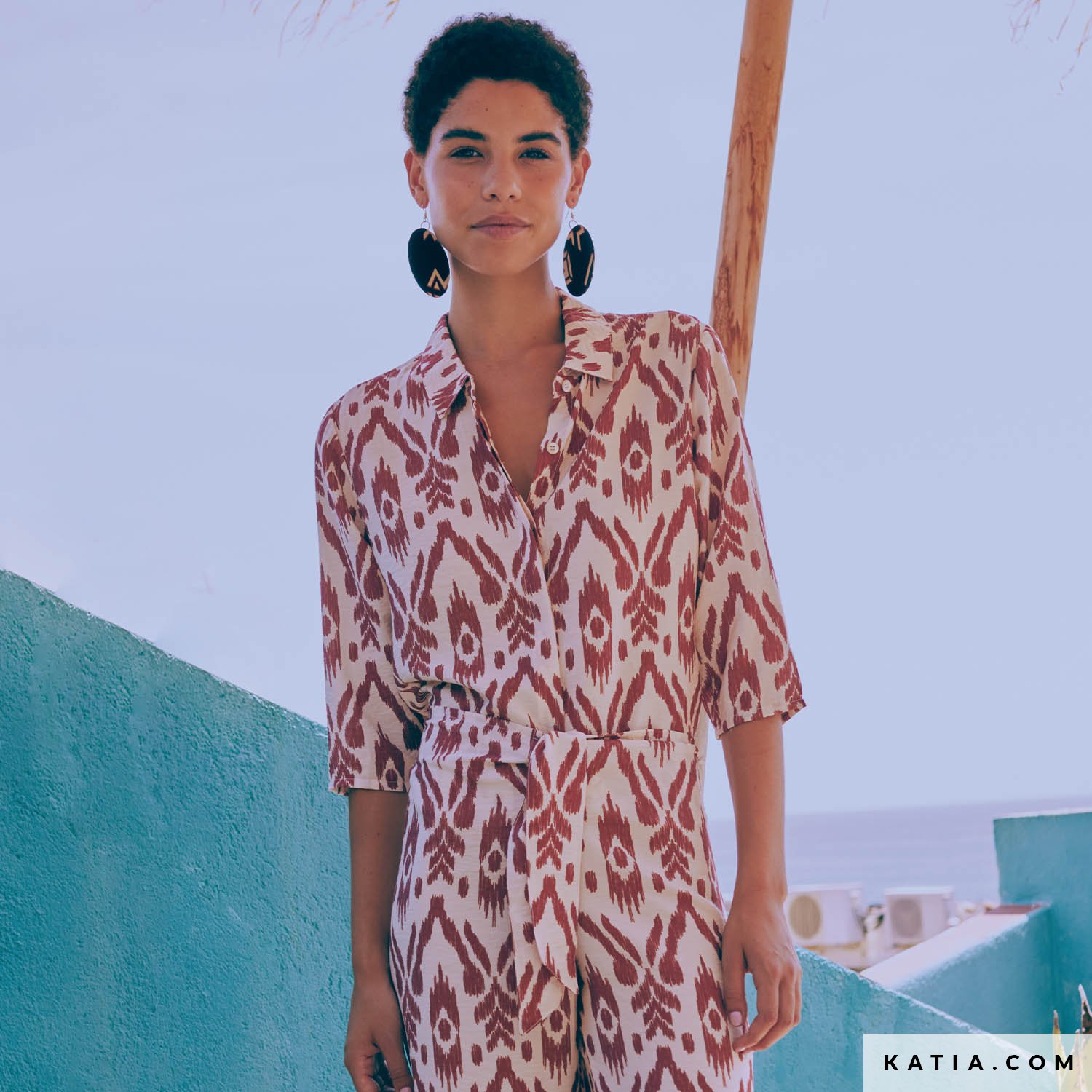 Battik Print Rayon Voile Fabric - Spring / Summer | Katia.com