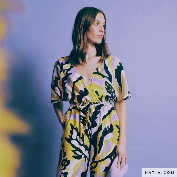 Tela de Rayon Voile Print Indian - Primavera / Verano | Katia.com