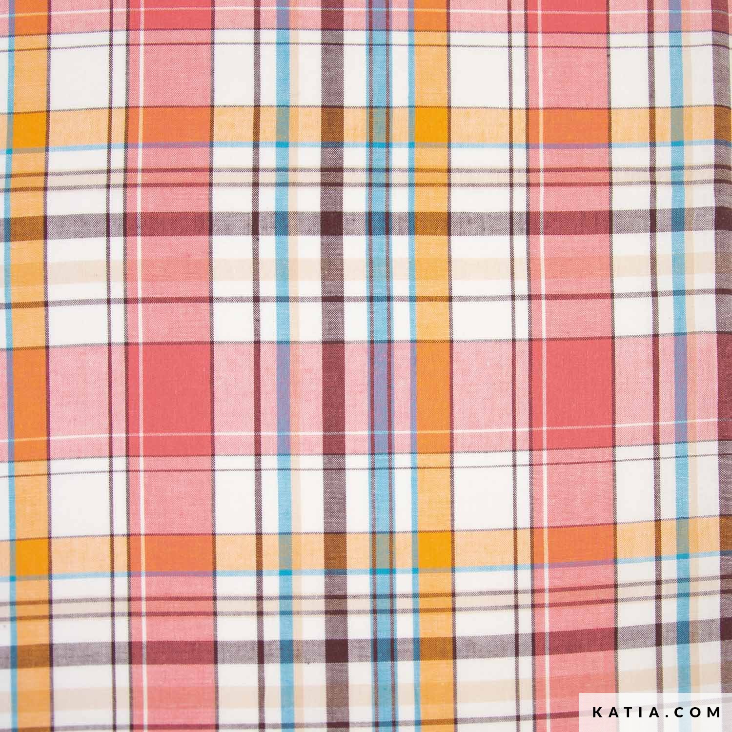 Africa Madras Plaid Cotton Gingham Fabric - Spring / Summer | Katia.com