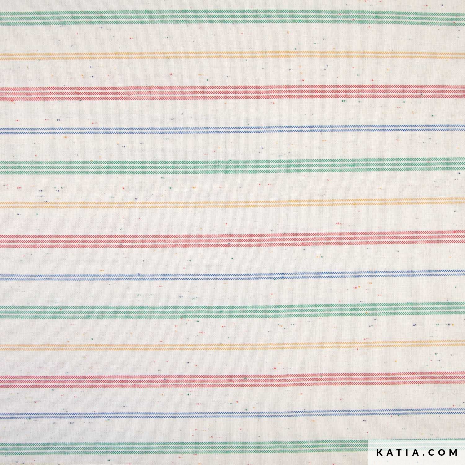 Single Tweed Stripes Recycled Canvas Fabric - Spring / Summer | Katia.com
