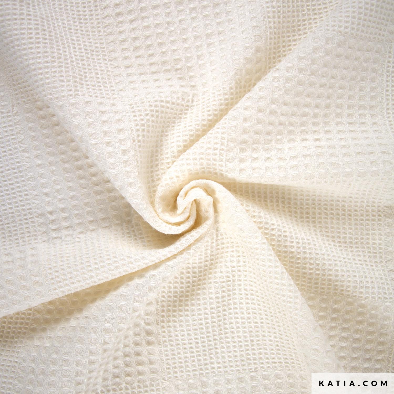 Ecru Patchwork Design Honeycomb Fabric - Spring / Summer | Katia.com