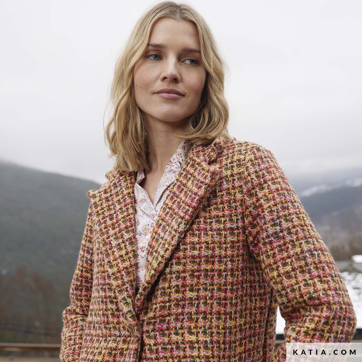 Brooklyn tweed coat fabric - Autumn / Winter | Katia.com