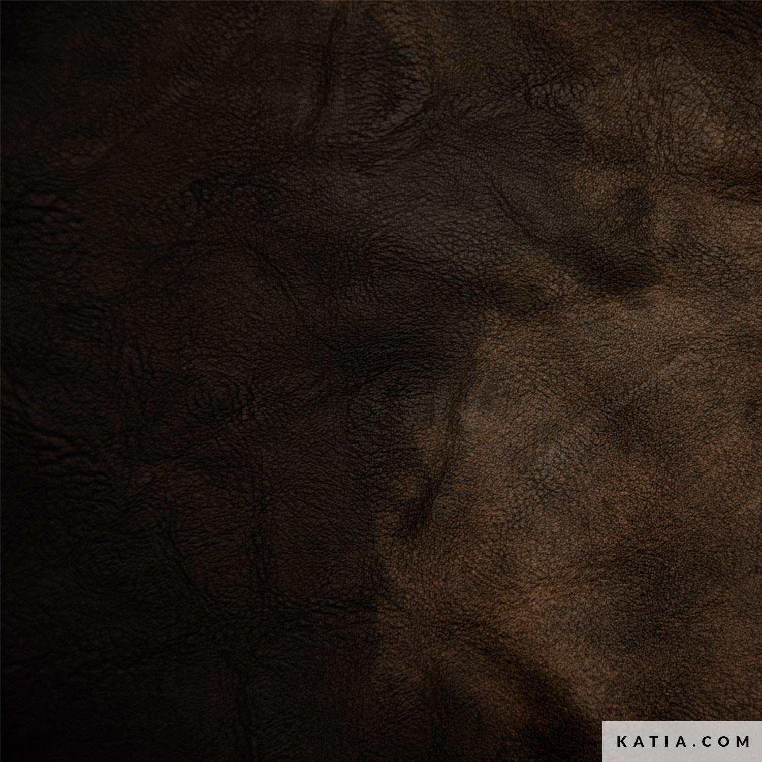 Chester Black Coffee vegan leather fabric - | Katia.com