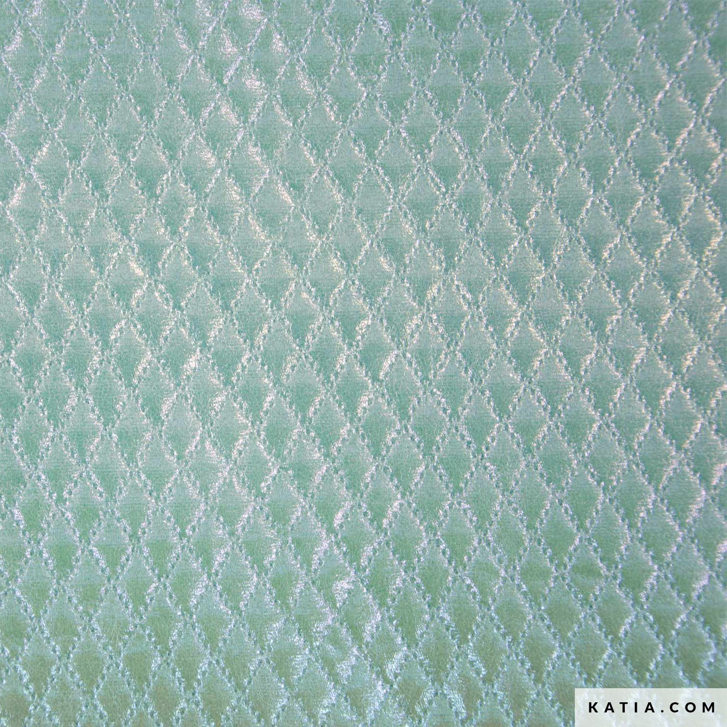 Aqua holographic polyester fabric - Autumn / Winter | Katia.com