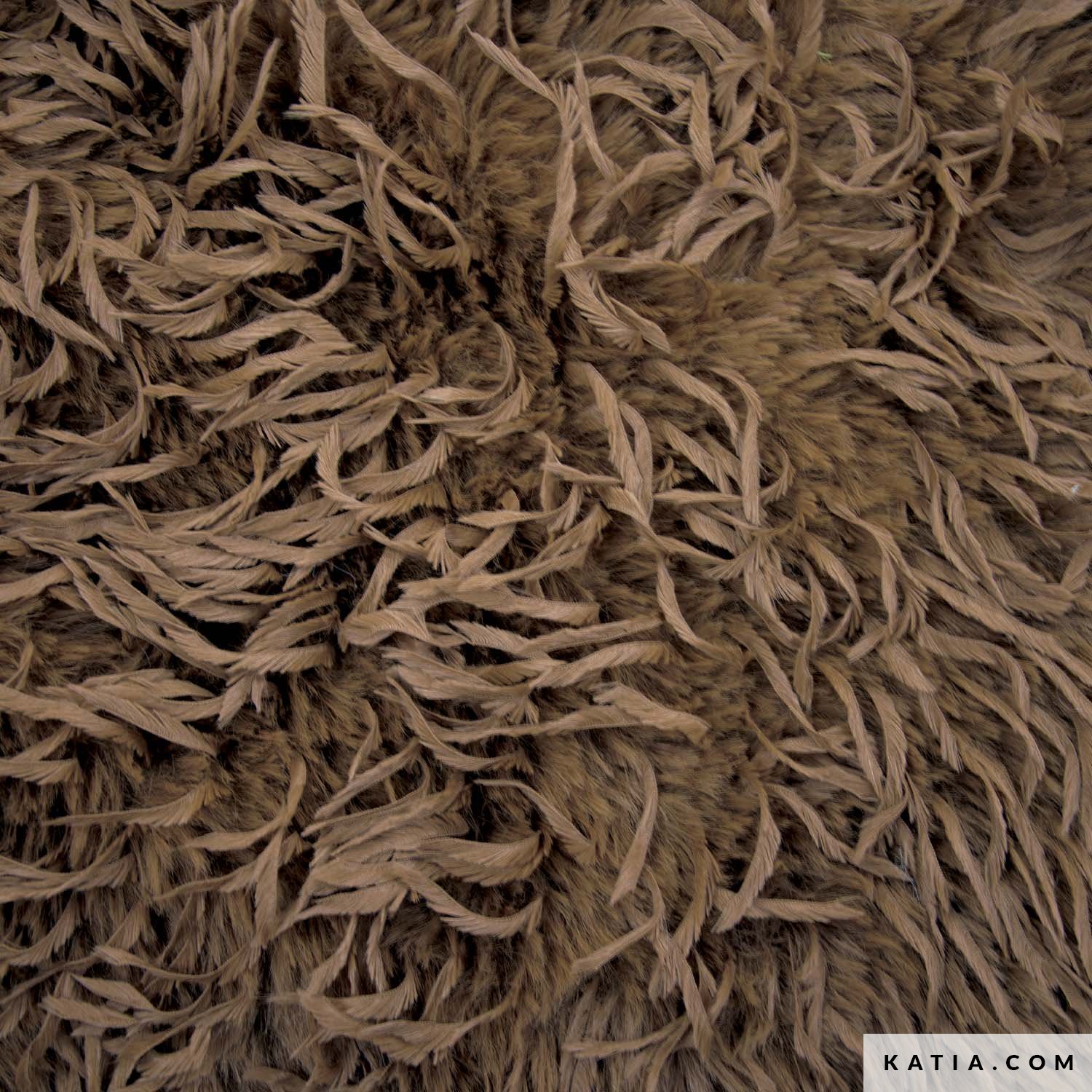 Camel Feather Hair vegan faux fur fabric - Autumn / Winter | Katia.com