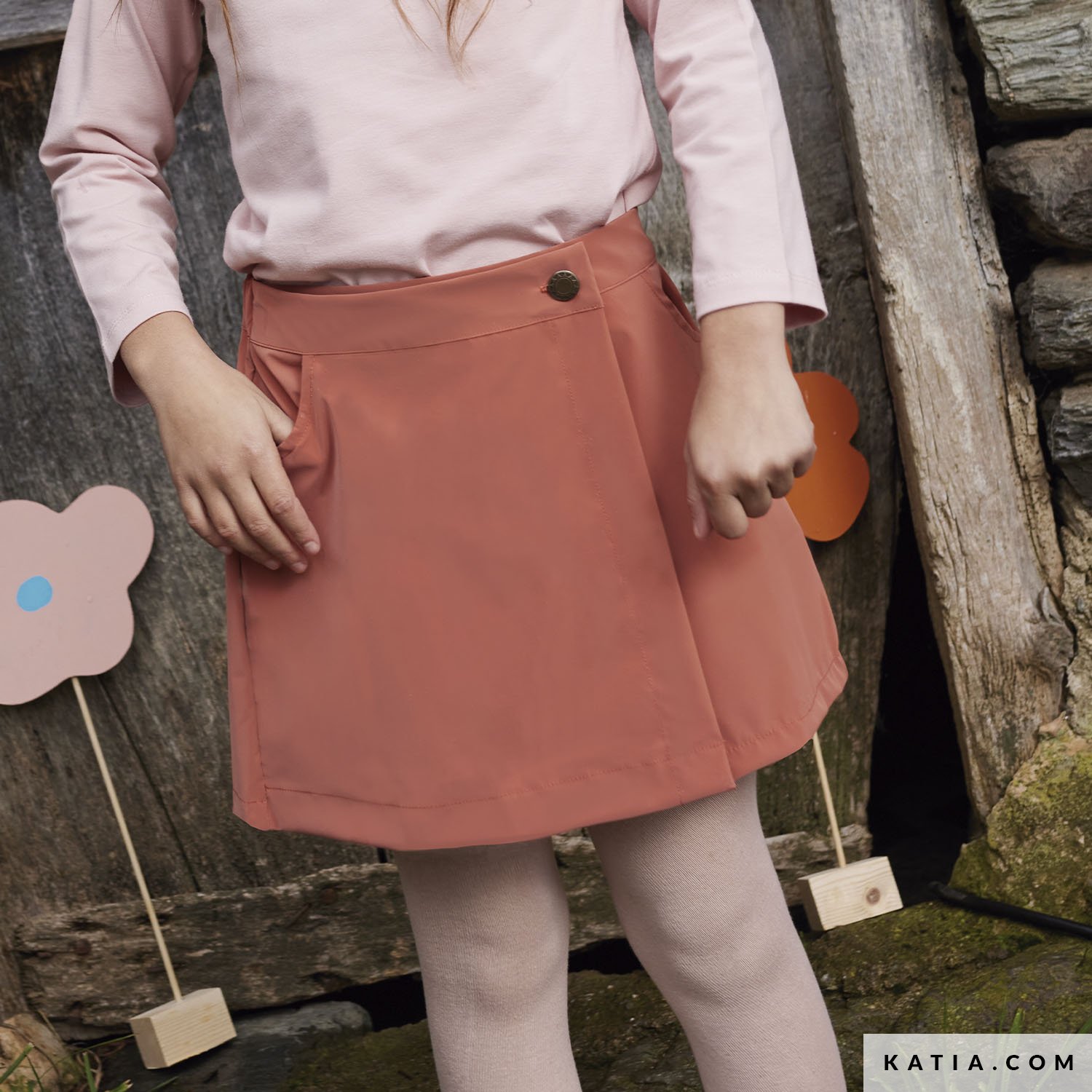 Tissu Techno Peachskin Rust - Automne / Hiver | Katia.com