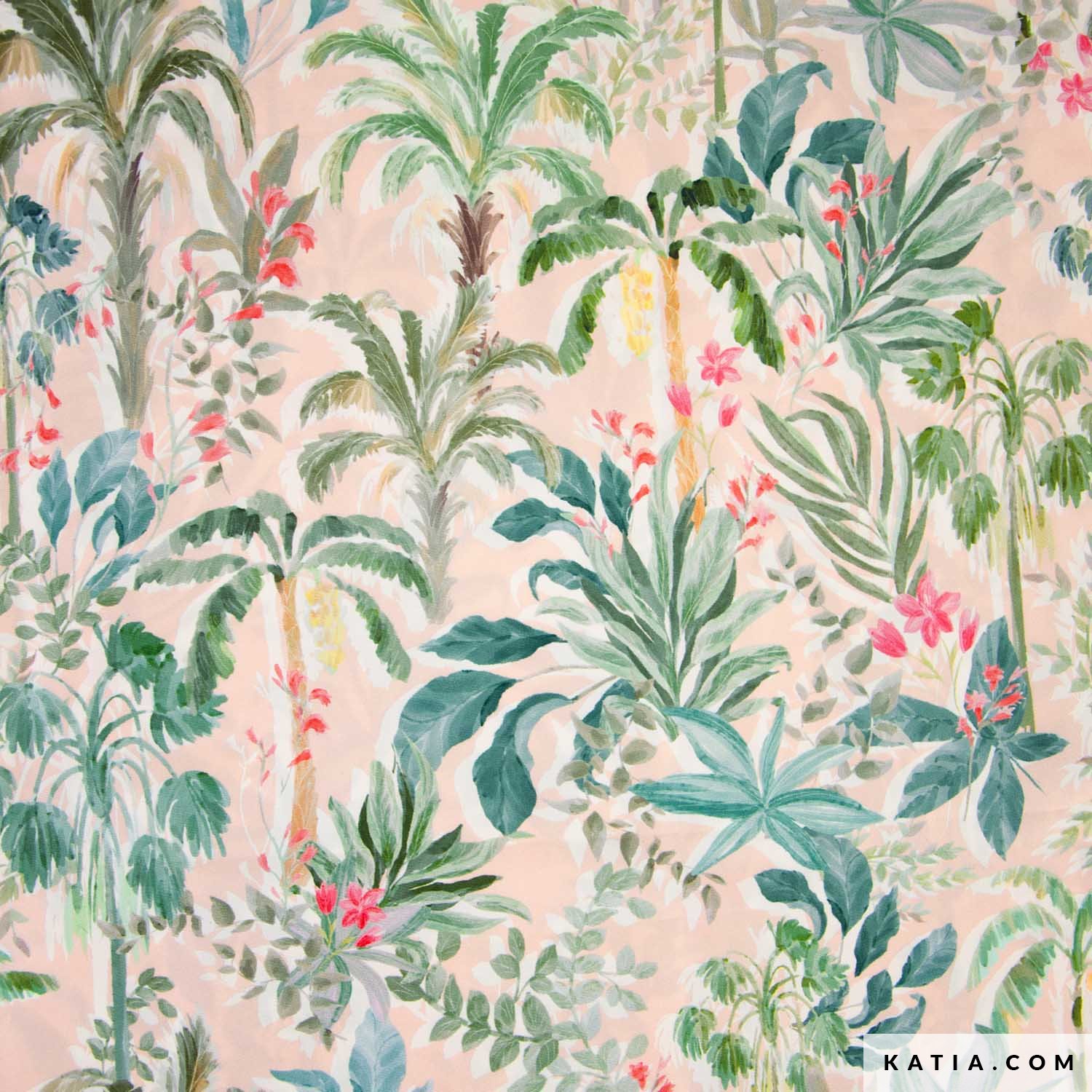 Tropical print windbreaker fabric - Spring / Summer | Katia.com