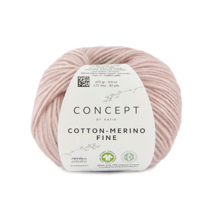 Cotton Merino Fine CONCEPT Certified Organic Cotton Yarn Sport