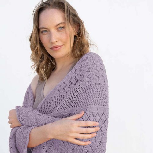 2025 L'Anima KAL Kit: Crescent-Shaped Lace Shawl | Katia.com