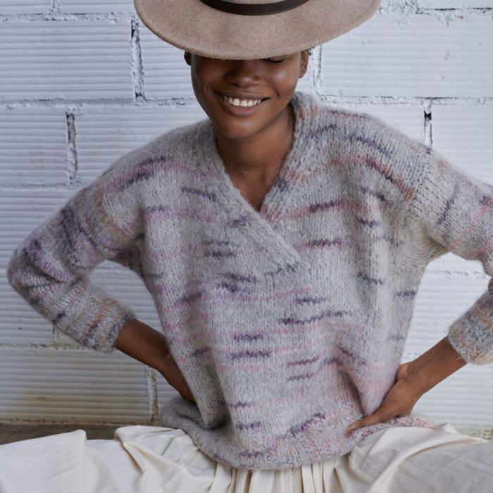 crossover sweater wrap